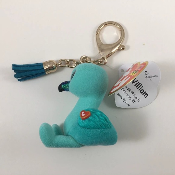 Accessories | Ty Flamingo Beanie Boos Keychain New | Poshmark